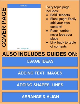 Digital Notebook For Any Subject (40 Pages - Google Slides) – Roombop