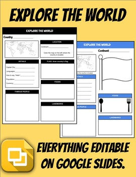 Explore the World (Editable in Google Slides) – Roombop
