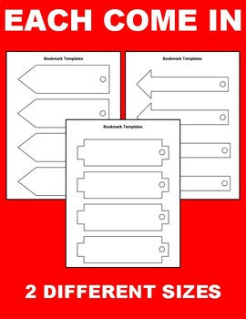 Printable Bookmark Templates (Editable in Google Slides) – Roombop