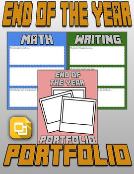 End of the Year Portfolio (Editable in Google Slides) – Roombop