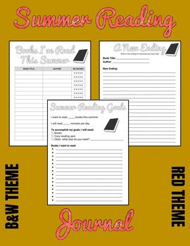 Summer Reading Journal – Roombop