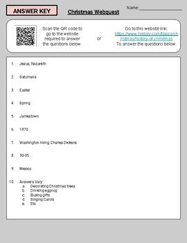 Christmas WebQuest - Engaging Internet Activity (Edit on Google Slides ...