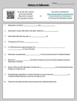 Halloween WebQuest - Engaging Internet Activity (Edit on Google Slides ...