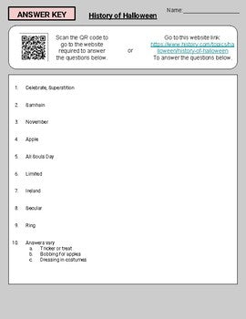 Halloween WebQuest - Engaging Internet Activity (Edit on Google Slides ...