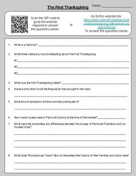 Thanksgiving WebQuest - Engaging Internet Activity (Edit on Google Sli ...
