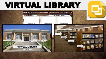 Virtual Library (Editable in Google Slides) Distance Learning – Roombop