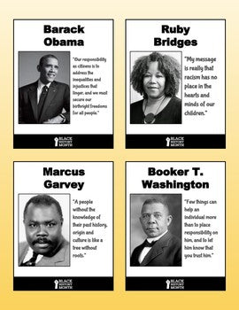 Black History Famous People: Printable Posters – Roombop