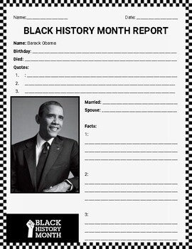 Black History Month Reports (Editable in Google Slides) – Roombop
