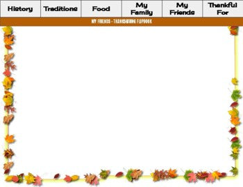 Thanksgiving Digital Flipbook - Google Slides – Roombop