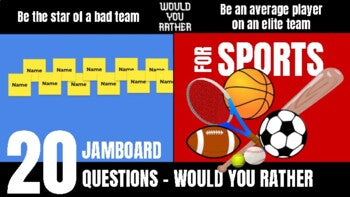 Sports Would You Rather JamBoard – Roombop