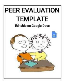 12 Different Peer Evaluation Template (Editable Google Docs) – Roombop