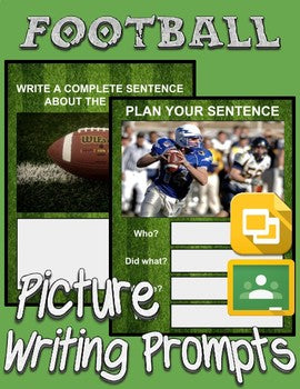 Football Picture Prompt Writing (Google Classroom) – Roombop