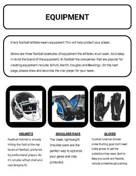 Football: Create an Athlete (Google Classroom) – Roombop