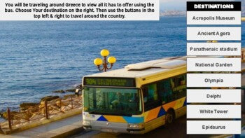 Greece Virtual Country Trip (Editable in Google Slides) – Roombop