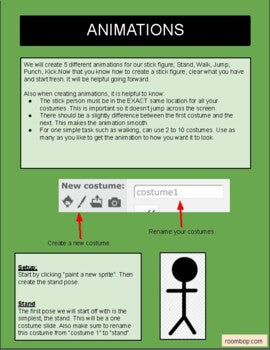 Scratch: Stick Figures (Game Mechanics #3) – Roombop